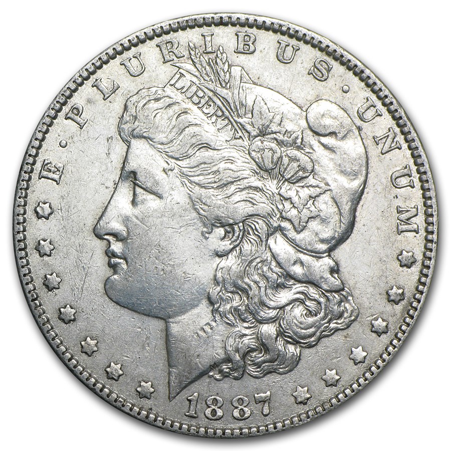 Buy 1887/6 Morgan Dollar AU (VAM-2, Overdate, Top-100) | APMEX