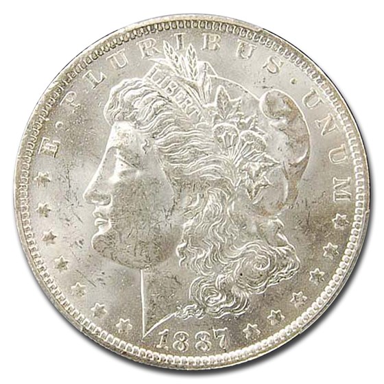 Buy 1887/6-O Morgan Dollar MS-62 PCGS (VAM-3, Overdate, Top-100) | APMEX