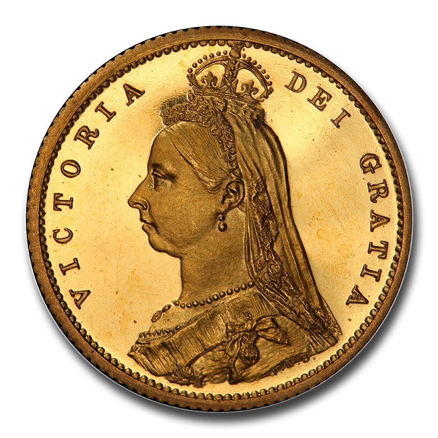 Buy 1887 Great Britain Gold Half Sovereign PR-63 DCAM PCGS | APMEX