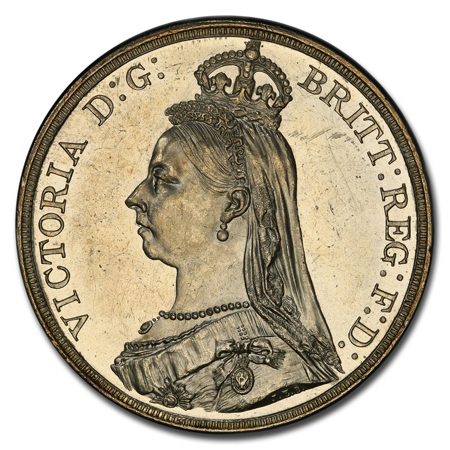 Buy 1887 Great Britain Silver Crown Victoria MS-63 PCGS | APMEX