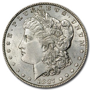 Buy 1887 Morgan Dollar BU (VAM-12, Alligator Eye, Top-100) | APMEX
