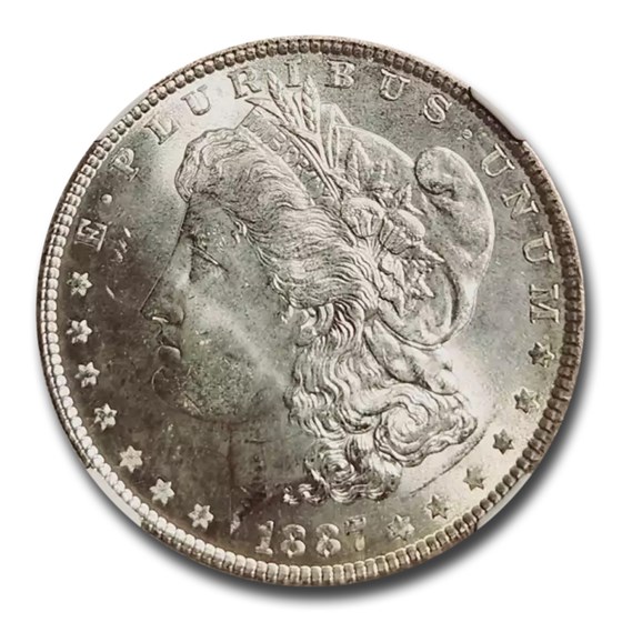Buy 1887 Morgan Dollar MS-64+ NGC | APMEX