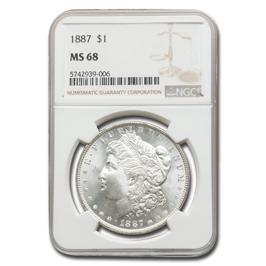 Buy 1887 Morgan Dollar MS-68 NGC | APMEX