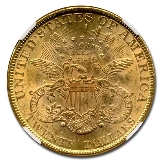Buy 1888 $20 Liberty Gold Double Eagle MS-62 NGC (DDR, FS-801) | APMEX