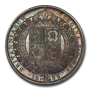 Buy 1888 Great Britain Silver Half Crown Victoria MS-64 PCGS | APMEX