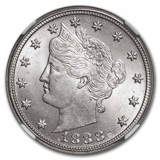 Buy 1888 Liberty Head V Nickel MS-62 NGC | APMEX