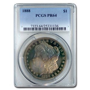 Buy 1888 Morgan Dollar PR-64 PCGS | APMEX