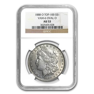 Buy 1888-O AU-53 NGC (VAM-6, Oval O, Top-100) | APMEX