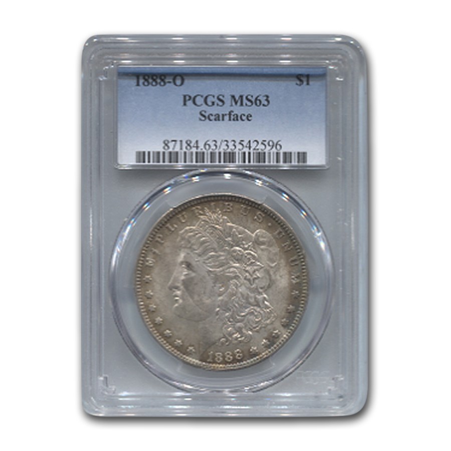 Buy 1888-O Morgan Dollar MS-63 PCGS (Scarface) | APMEX