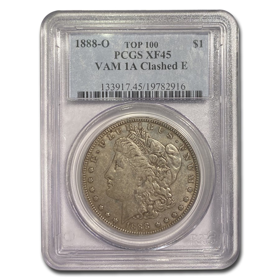 Buy 1888-O Morgan Dollar XF-45 PCGS (VAM 1A Clashed E) | APMEX
