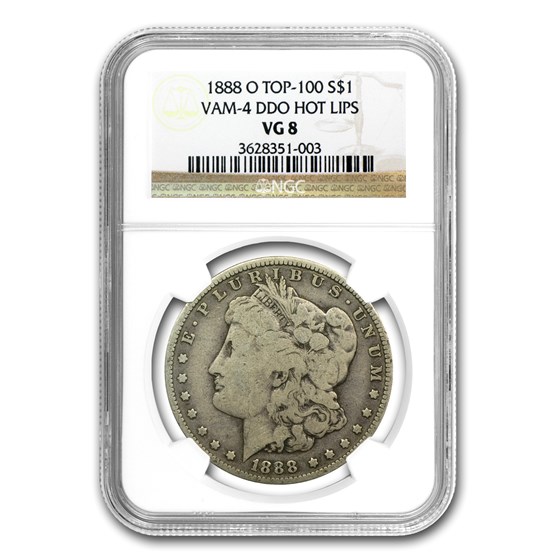 Buy 1888-O VG-8 NGC (VAM-4, Hot Lips, Doubled Die Obverse, Top-100) | APMEX