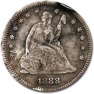 Buy 1888-S Liberty Seated Quarter VF Details (Damaged) | APMEX