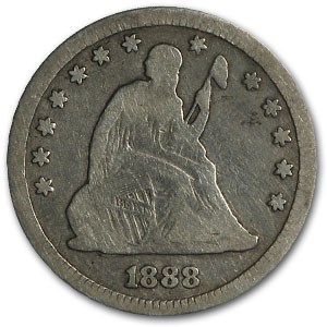 Buy 1888-S Liberty Seated Quarter VG | APMEX