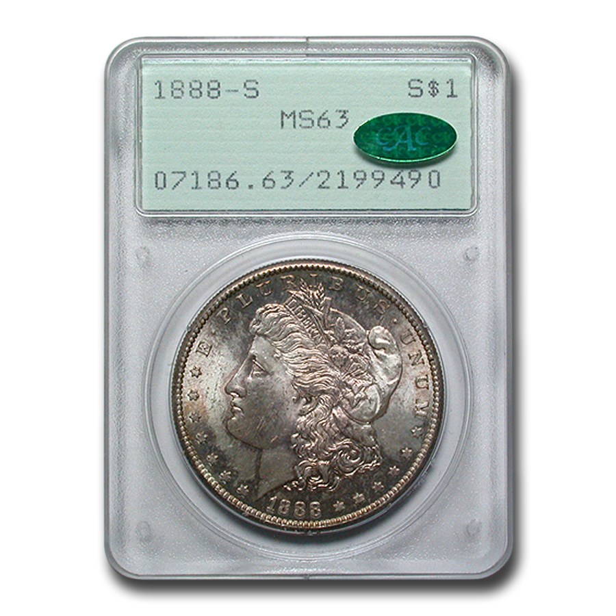 Buy 1888-S Morgan Dollar MS-63 PCGS CAC | APMEX