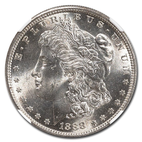 Buy 1888-S Morgan Dollar MS-64 NGC Green Label | APMEX