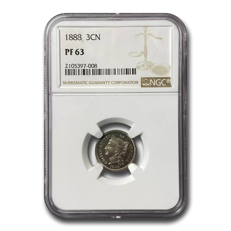 Buy 1888 Three Cent Nickel PF-63 NGC | APMEX