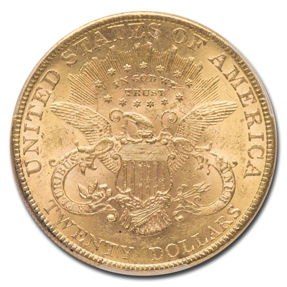 Buy 1889 $20 Liberty Gold Double Eagle MS-61 PCGS | APMEX