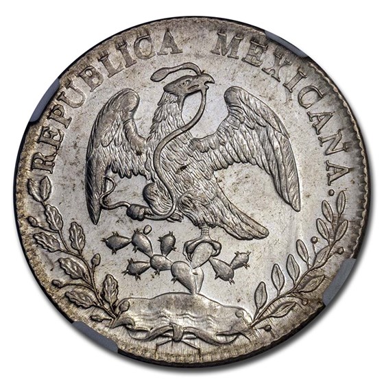 Buy 1889-Ca MM Mexico Silver 8 Reales MS-61 NGC | APMEX