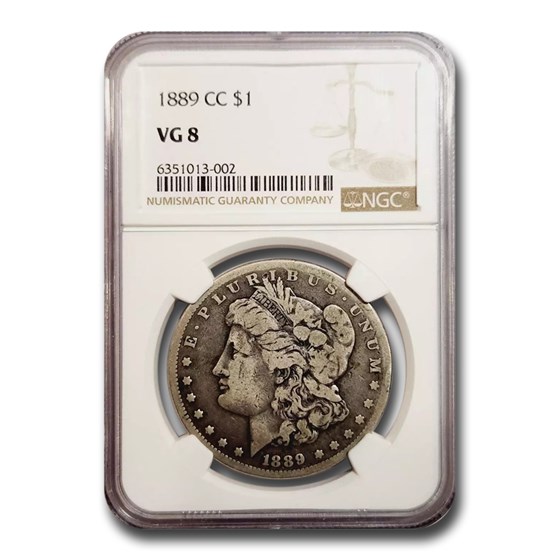 Buy 1889-CC Morgan Dollar VG-8 NGC | APMEX