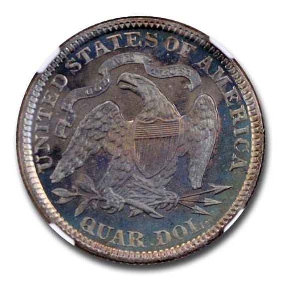 Buy 1889 Liberty Seated Quarter PF-67* NGC CAC | APMEX