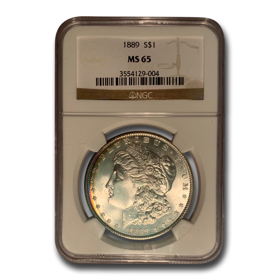Buy 1889 Morgan Dollar MS-65 NGC (Toned) | APMEX