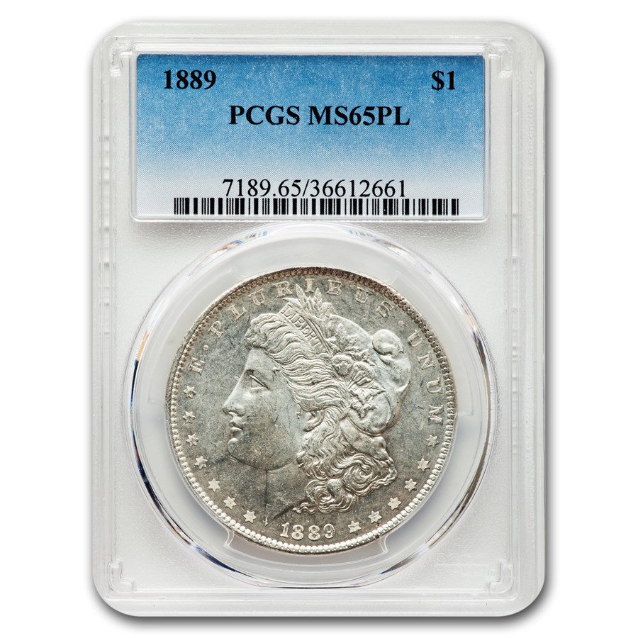 Buy 1889 Morgan Dollar MS-65 PCGS (PL) | APMEX