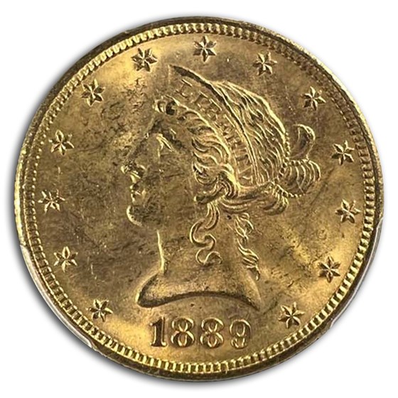 Buy 1889-S $10 Liberty Gold Eagle MS-63 PCGS CAC | APMEX
