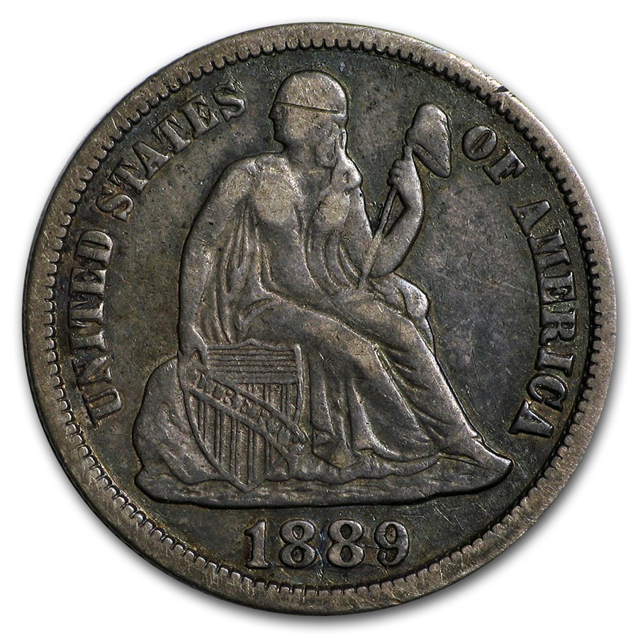 Buy 1889-S Liberty Seated Dime VF | APMEX