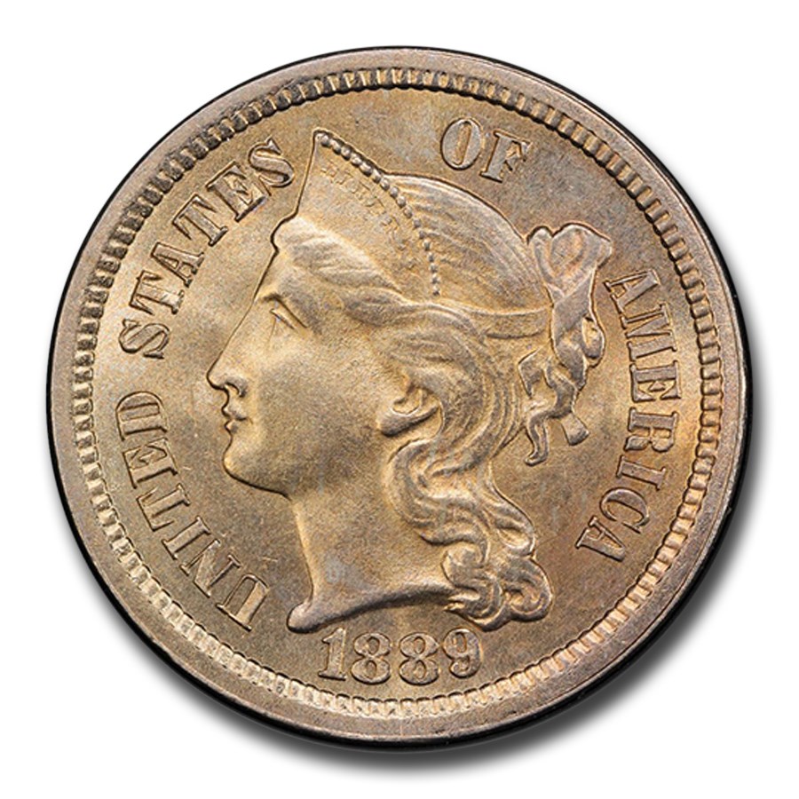 Buy 1889 Three Cent Nickel MS-64 PCGS | APMEX