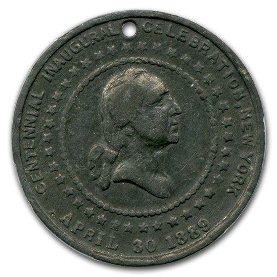 Buy 1889 Washington Inauguration Medal XF-40 PCGS (White Metal) | APMEX