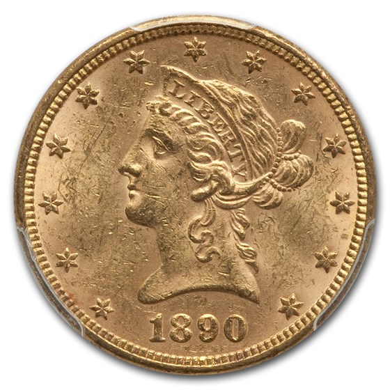 Buy 1890 $10 Liberty Gold Eagle MS-62 PCGS | APMEX