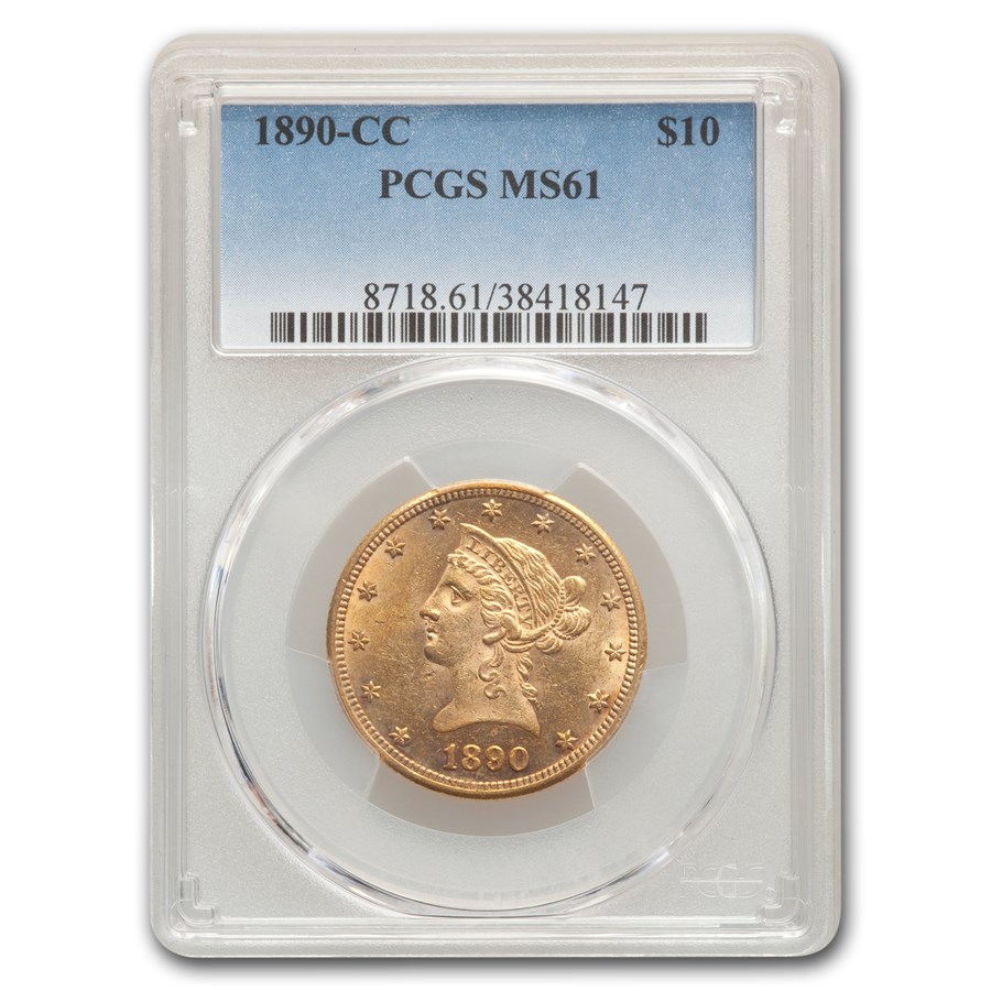 Buy 1890-CC $10 Liberty Gold Eagle MS-61 PCGS | APMEX