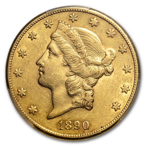 Buy 1890-CC $20 Liberty Gold Double Eagle AU-50 PCGS | APMEX