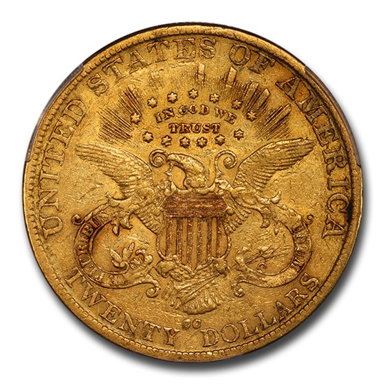 Buy 1890-CC $20 Liberty Gold Double Eagle VF-30 PCGS CAC | APMEX