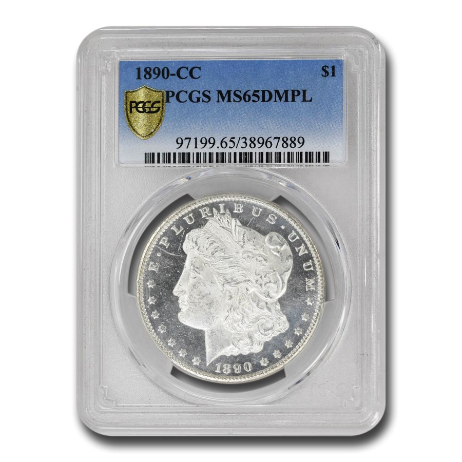 Buy 1890-CC Morgan Dollar DMPL MS-65 PCGS | APMEX
