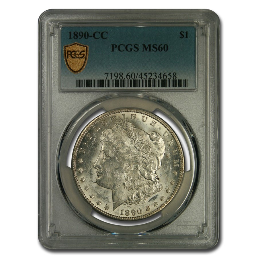 Buy 1890-CC Morgan Dollar MS-60 PCGS | APMEX