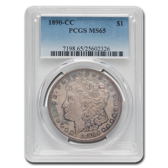 Buy 1890-CC Morgan Dollar MS-65 PCGS (Toned) | APMEX