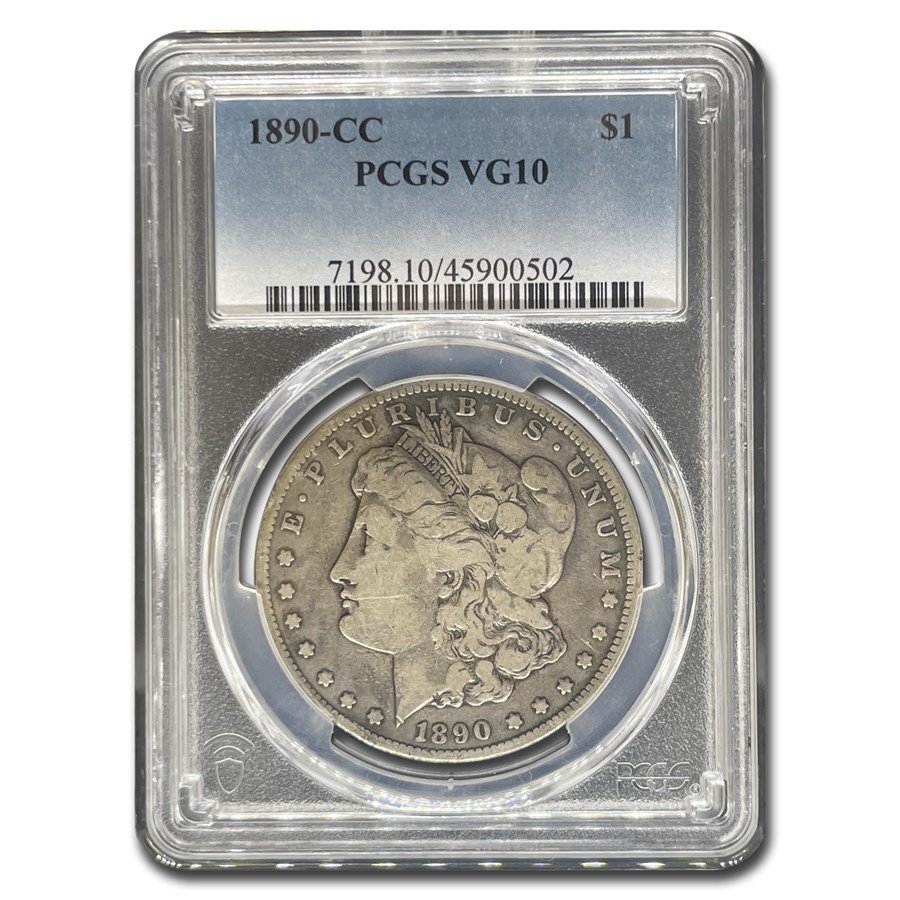 Buy 1890-CC Morgan Dollar VG-10 PCGS | APMEX
