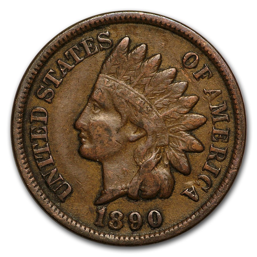 Buy 1890 Indian Head Cent Fine | APMEX