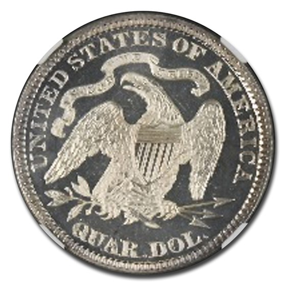 Buy 1890 Liberty Seated Quarter PF-68+ Cameo | APMEX
