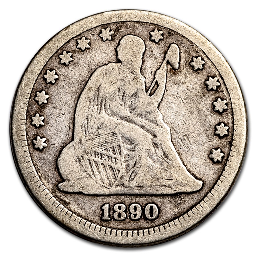 Buy 1890 Liberty Seated Quarter VG | APMEX