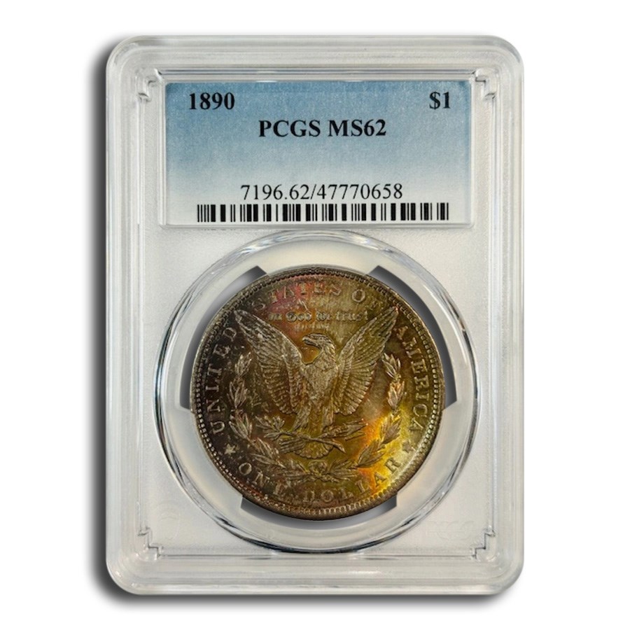 Buy 1890 Morgan Dollar MS-62 PCGS (Toned) | APMEX