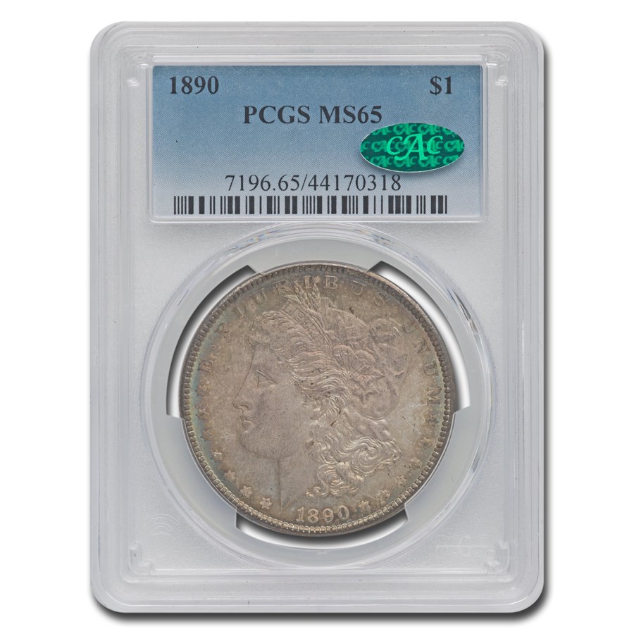 Buy 1890 Morgan Dollar MS-65 PCGS CAC | APMEX