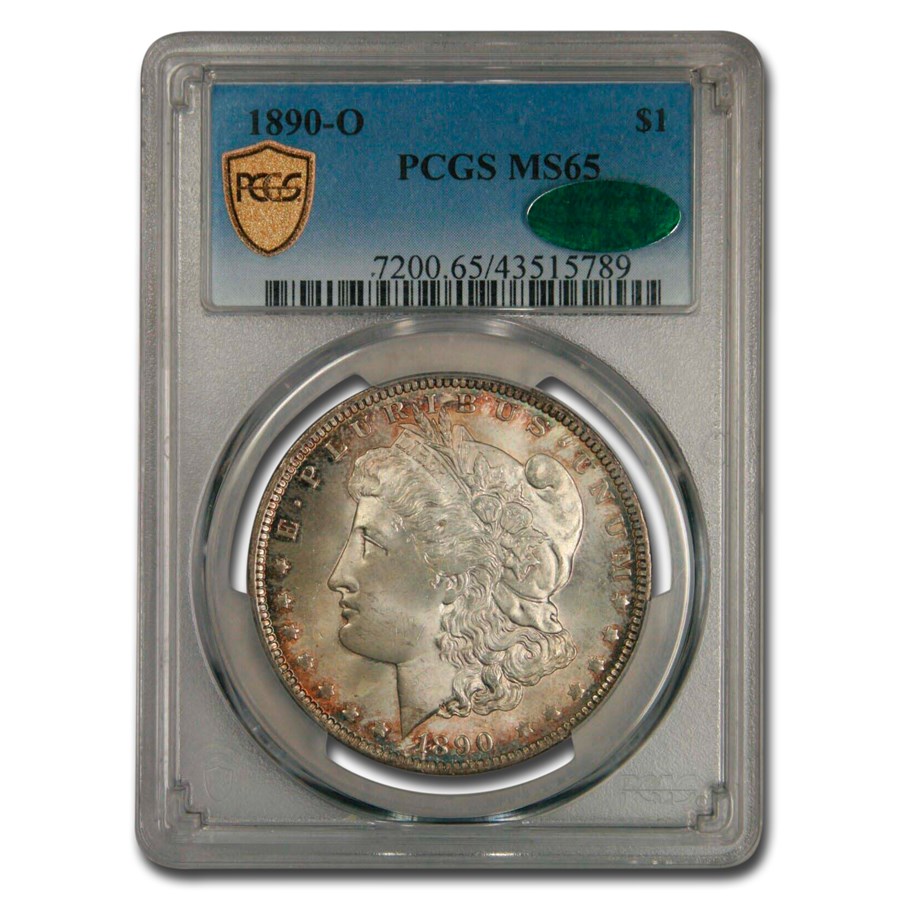 1890-O Morgan Dollar MS-65 PCGS CAC