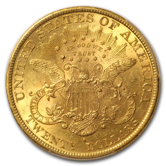 Buy 1890-S $20 Liberty Gold Double Eagle BU PCGS (Prospector Label) | APMEX