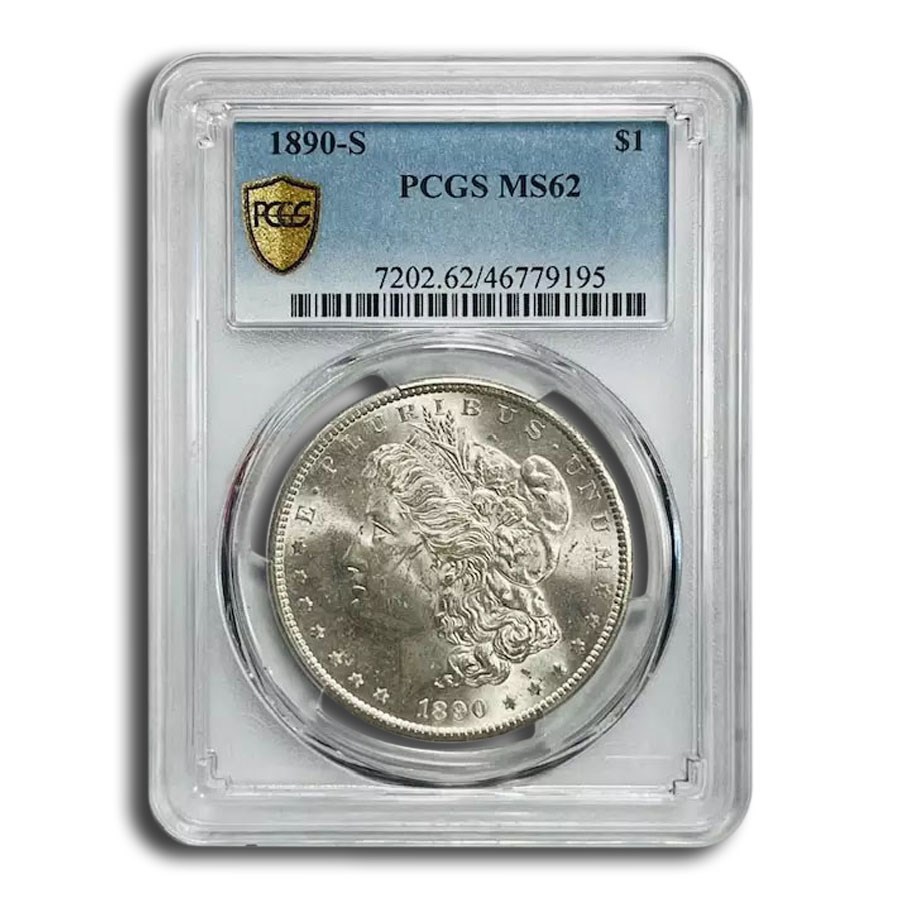 Buy 1890-S Morgan Dollar MS-62 PCGS | APMEX