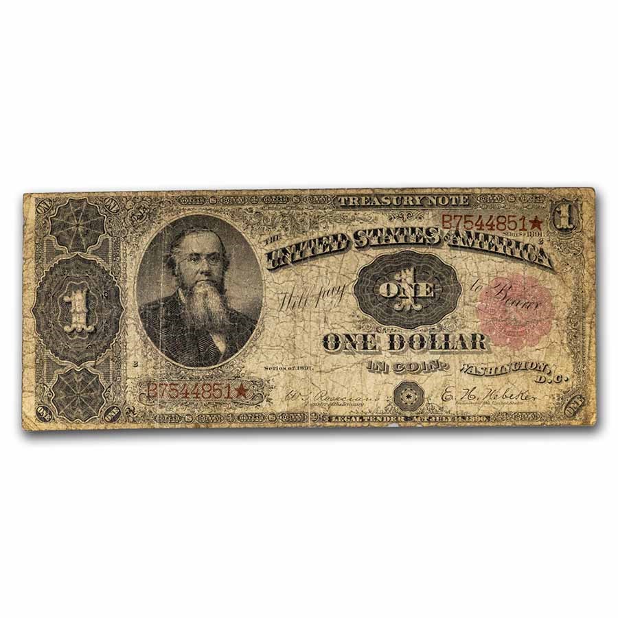 Buy 1891 $1.00 Treasury Note Stanton Fine (Fr#350) | APMEX
