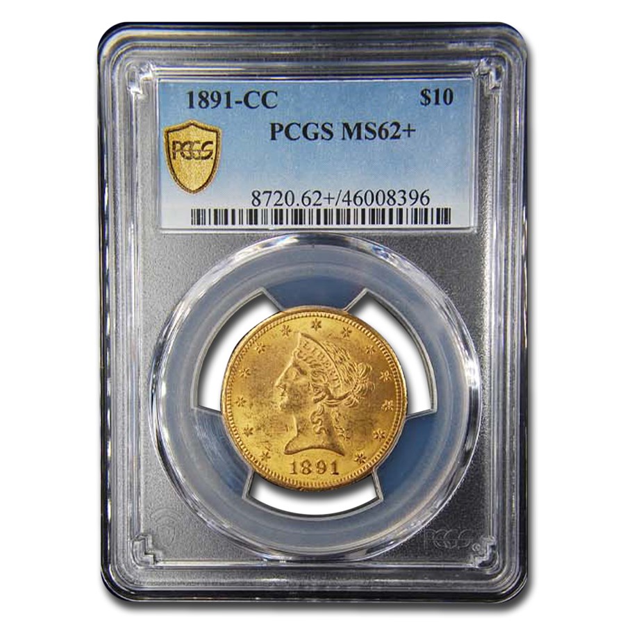Buy 1891-CC $10 Liberty Gold Eagle MS-62+ | APMEX