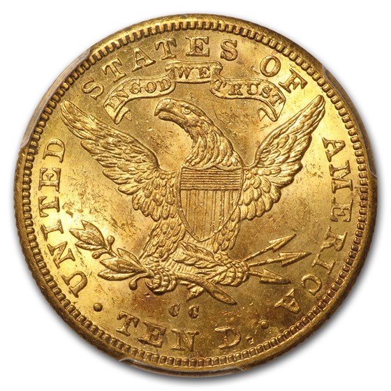 Buy 1891-CC/CC $10 Liberty Gold Eagle RPM FS-501 MS-62 PCGS | APMEX