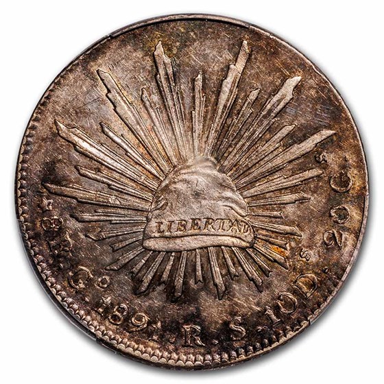 Buy 1891-Go RS Mexico Silver 8 Reales MS-61 PCGS | APMEX